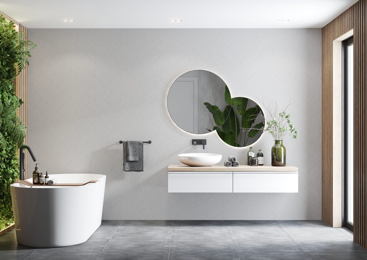 Terrazzo Light - visgraat - Fibo